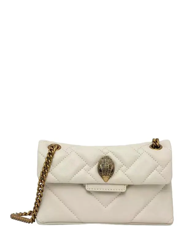 Kurt Geiger Kensington Quilted Leather Shoulder Bag - Neutrals