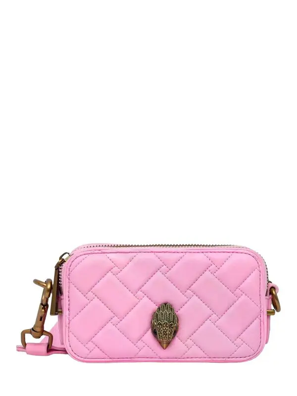 Kurt Geiger Kensington Quilted Leather Shoulder Bag - Pink
