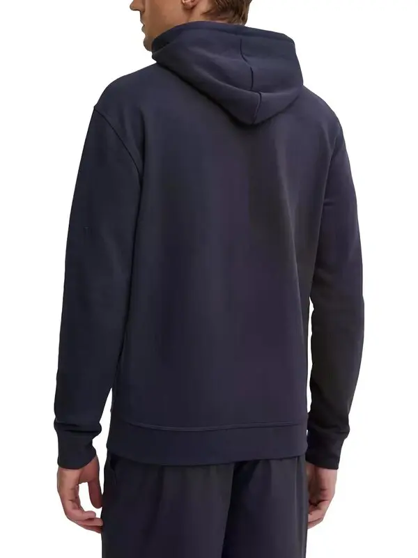 Guess Raised Logo Hoodie - Blue