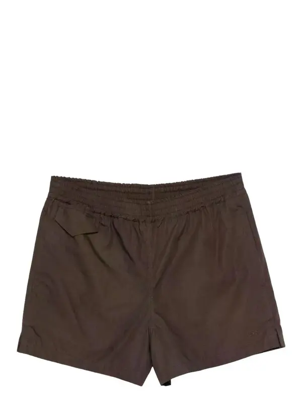 A.p.c. Elasticated Waistband Shorts - Brown