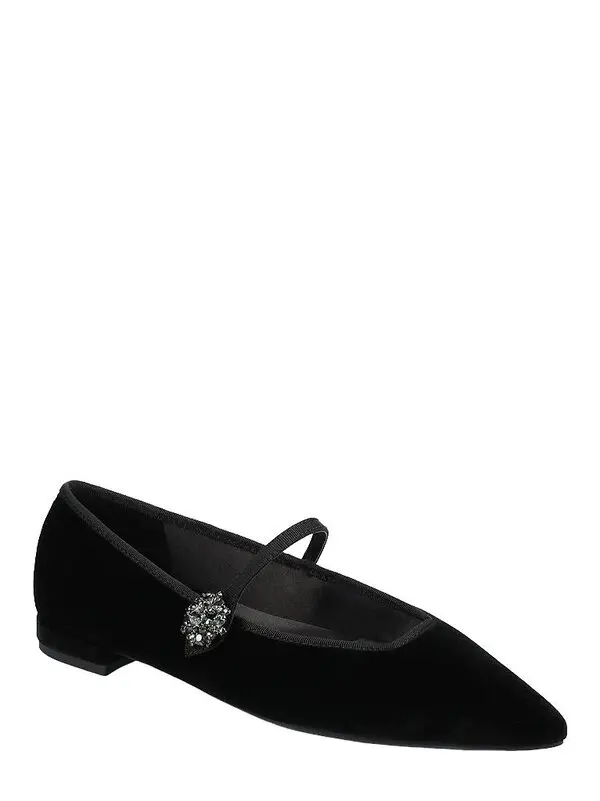 BIRDIES The Goldfinch 15 Velvet Mary Jane - Black