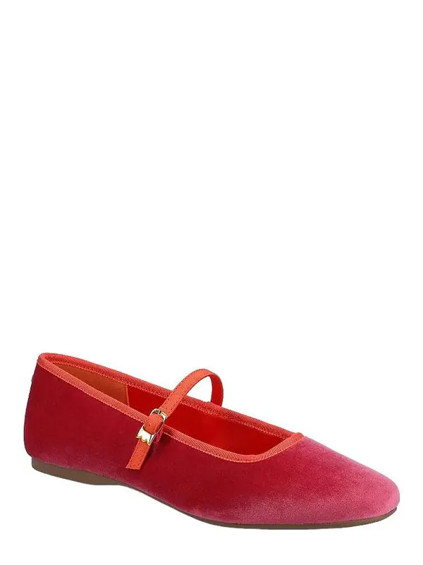BIRDIES The Hummingbird Mary Jane - Hot Pink Velvet