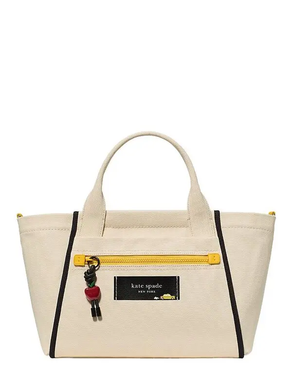 Kate Spade New York Dash Taxi Canvas Tote Bag - Natural/multi