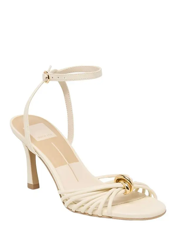 Dolce Vita Isebel Strappy High Heel Sandals - Off White