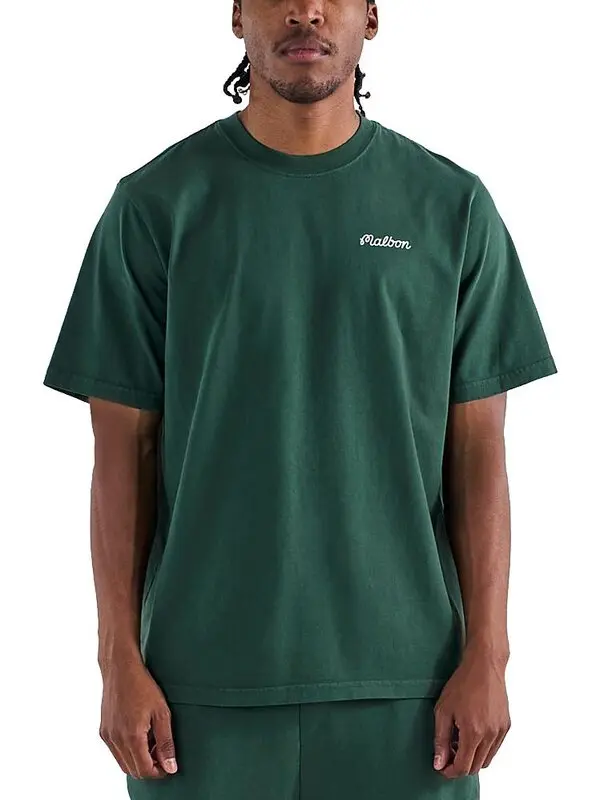 MALBON Bermuda Relaxed Fit T-shirt - Forest
