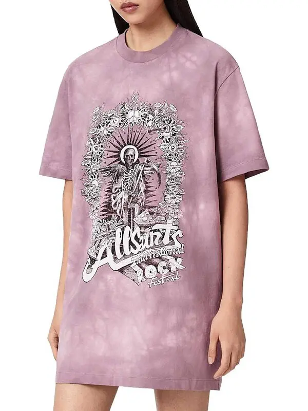 ALLSAINTS Avalon Tee Dress - Pink