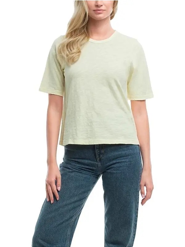 WILT CLOTHING Baby Fit Elbow Sleeve Tee - Transparent Yellow