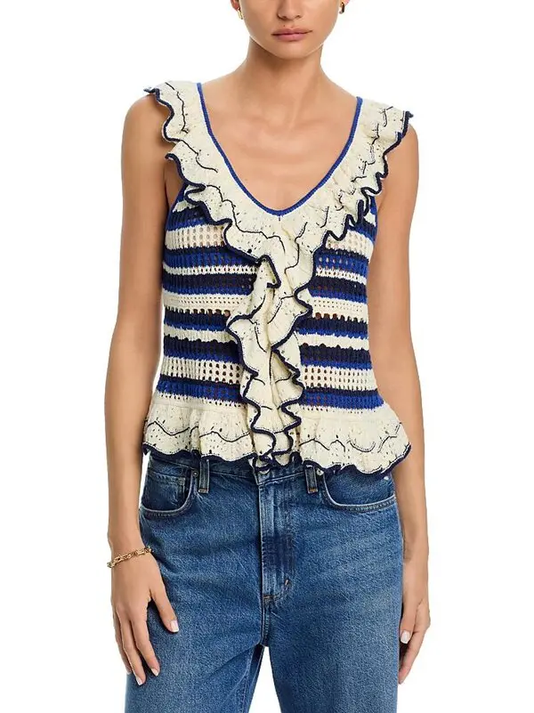 Rails Luci Knit Top - Crete Stripe