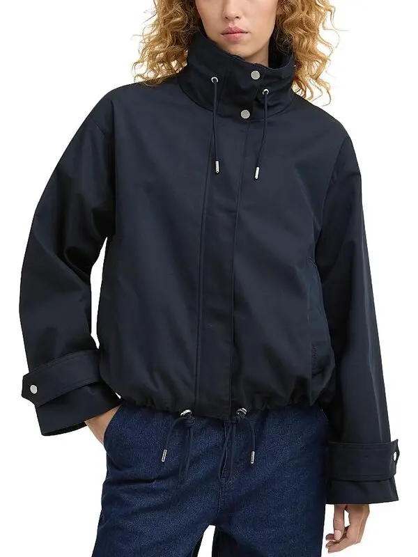 Barbour Bronwyn Funnel Neck Jacket - Dark Navy/dress Navy