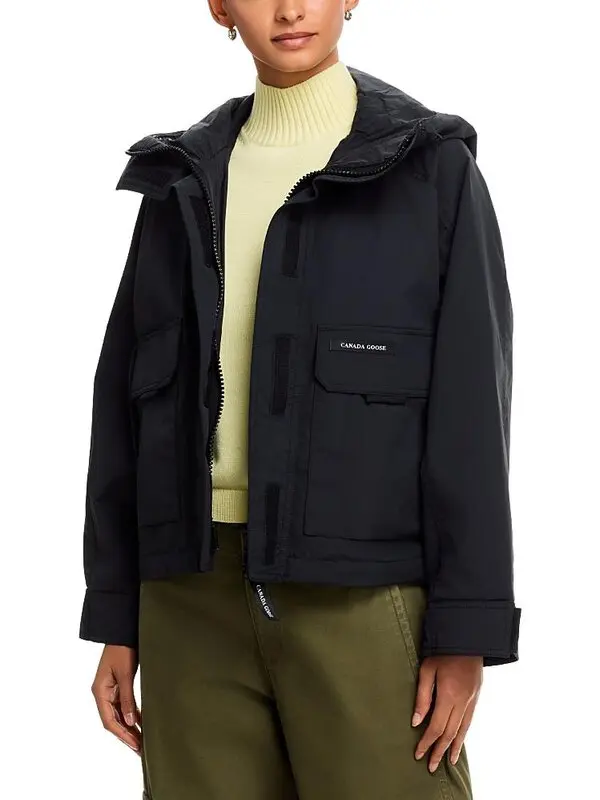 Canada Goose Hooded Jacket - Black