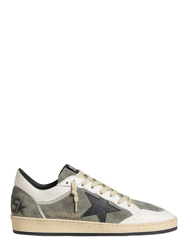 GOLDEN GOOSE Ball Star Leather Sneakers - Artichoke