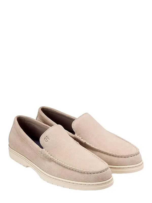 Cole Haan Greenwich Grand Venetian Loafers - Oxford Tan Suede
