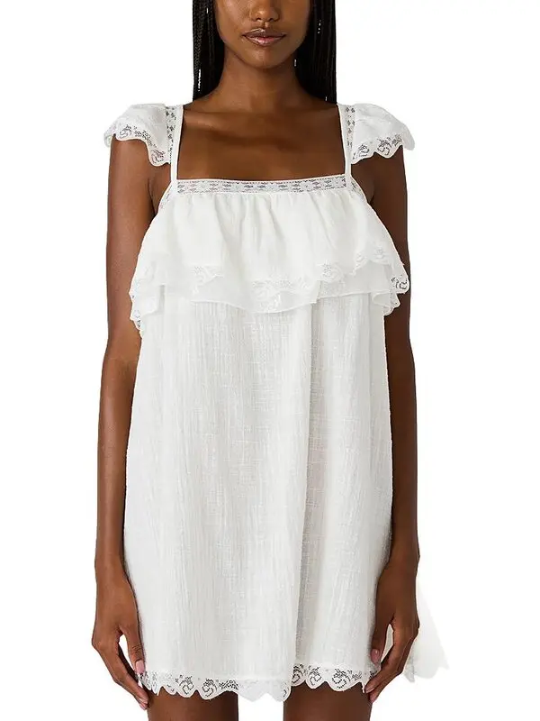 Steve Madden Leta Mini Dress - Snow White