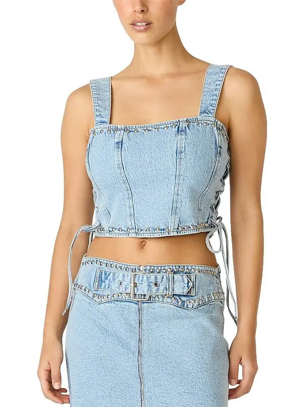 Steve Madden Babe Top - Hazey Blue