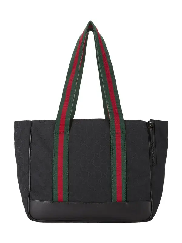 Gucci Canvas Dog Carrier - Black