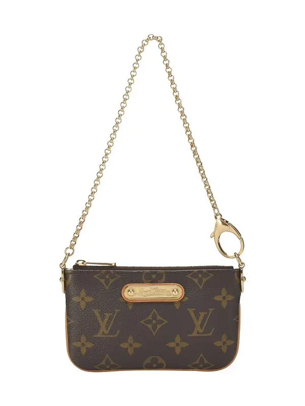 LOUIS VUITTON Monogram Canvas Pochette - Brown