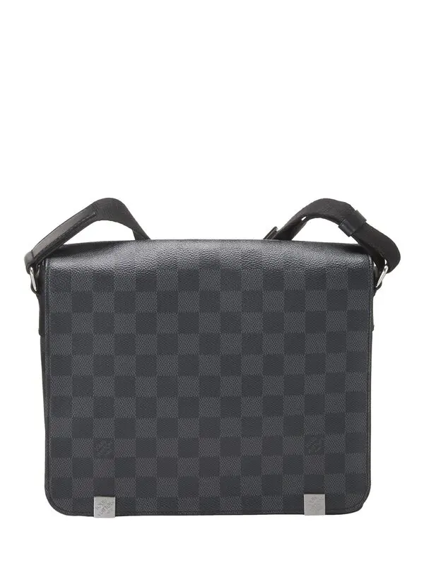 LOUIS VUITTON Damier Graphite District Nm - Black