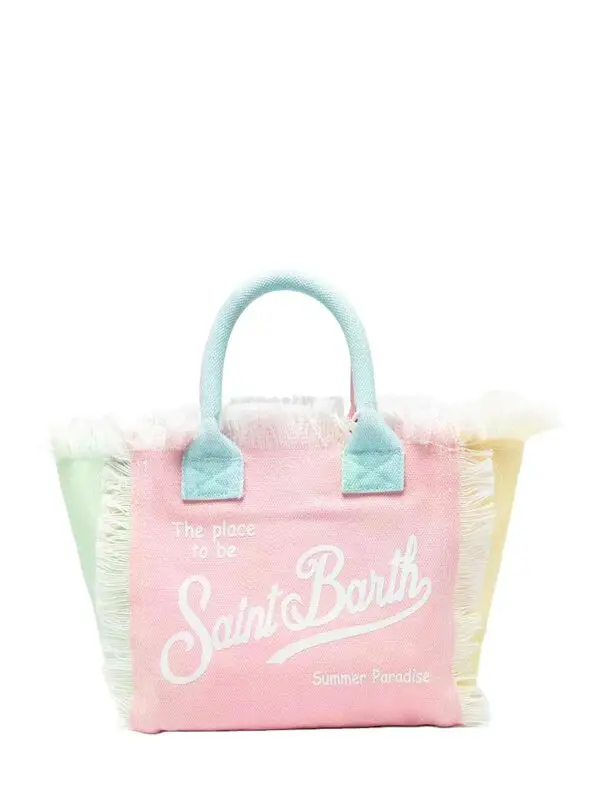MC2 SAINT BARTH Colette Fringed Tote Bag - Pink