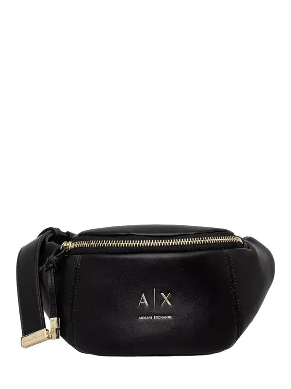 Armani Exchange Logo-plaque Belt Bag - Black