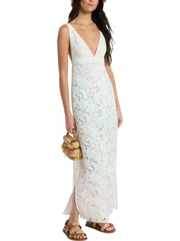 Michael Kors Corded-lace Maxi Dress - White