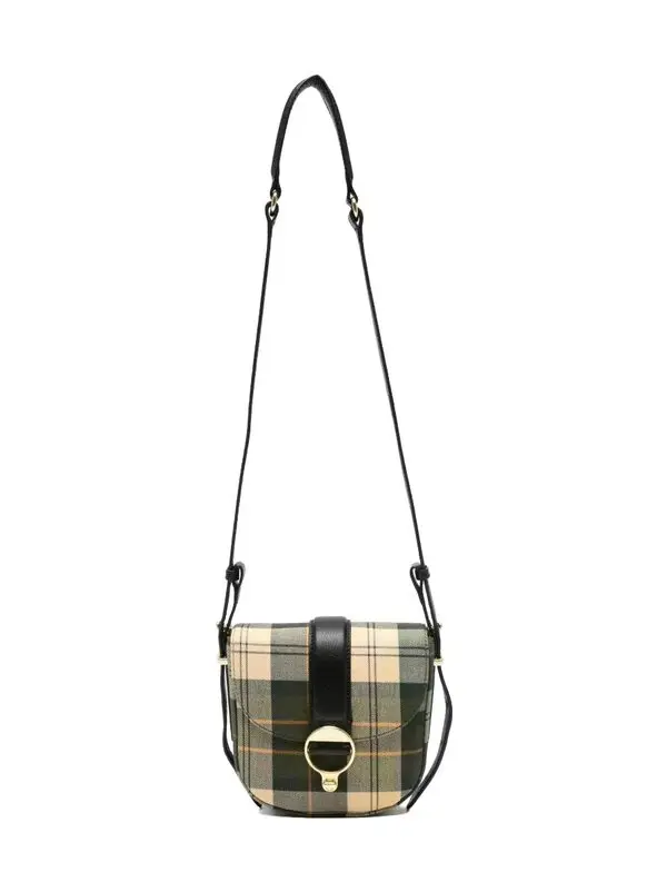 Barbour Tartan-pattern Crossbody Bag - Neutrals