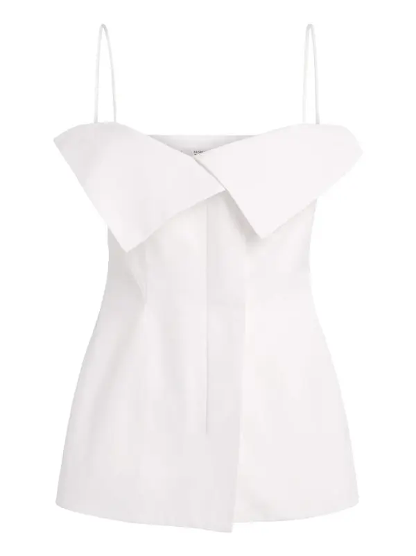 FFORME Cotton Poplin Eilwen Top - White