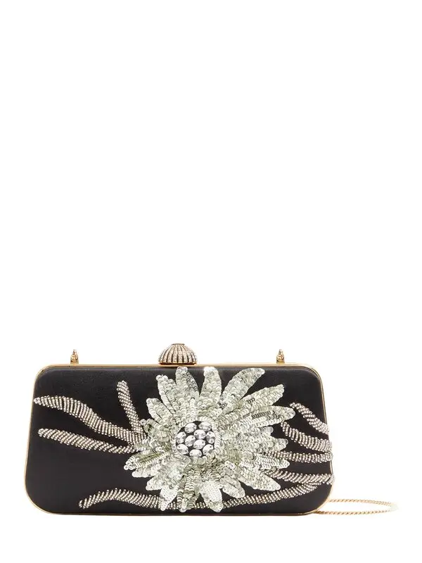 Valentino Garavani Embellished Carry Secrets Clutch - Black
