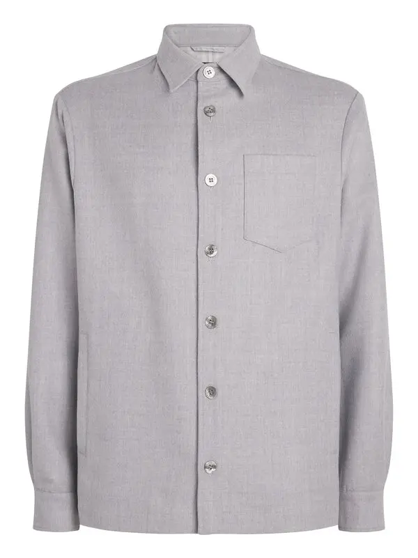 Paul & Shark Cashmere Overshirt - Grey