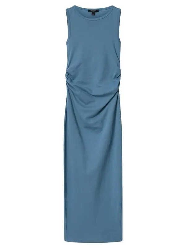ALLSAINTS Organic Cotton-blend Katarina Maxi Dress - Blue