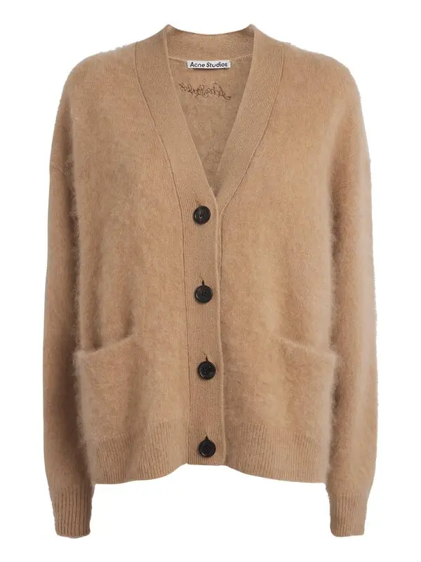 Acne Studios Cashmere Relaxed Cardigan - Brown