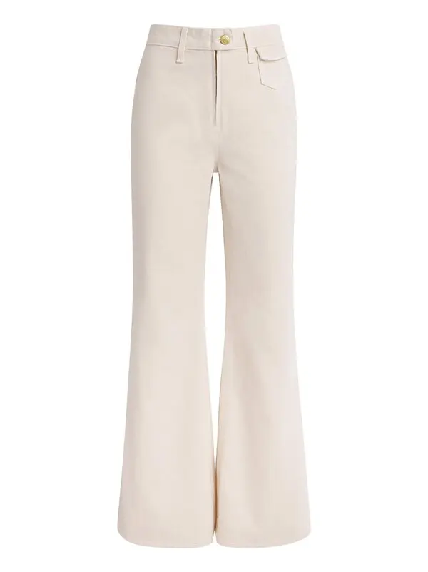 Ulla Johnson Odelia Flared Jeans - Ivory
