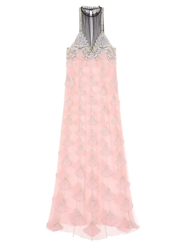 Valentino Garavani Embellished Tulle Gown - Pink