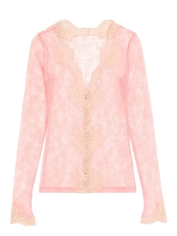 Valentino Garavani Lace Cardigan - Pink