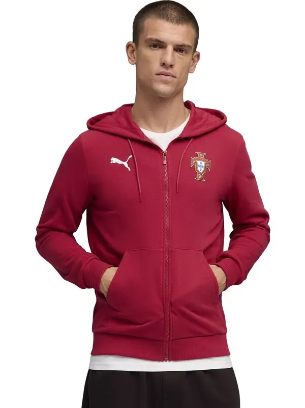 PUMA Portugal Ftblculture Hooded Jacket - Red