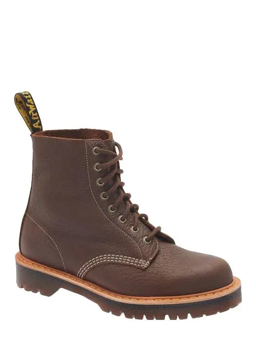 Dr. Martens 1460 Pascal 8-eye Leather Boots - Sepia Brown