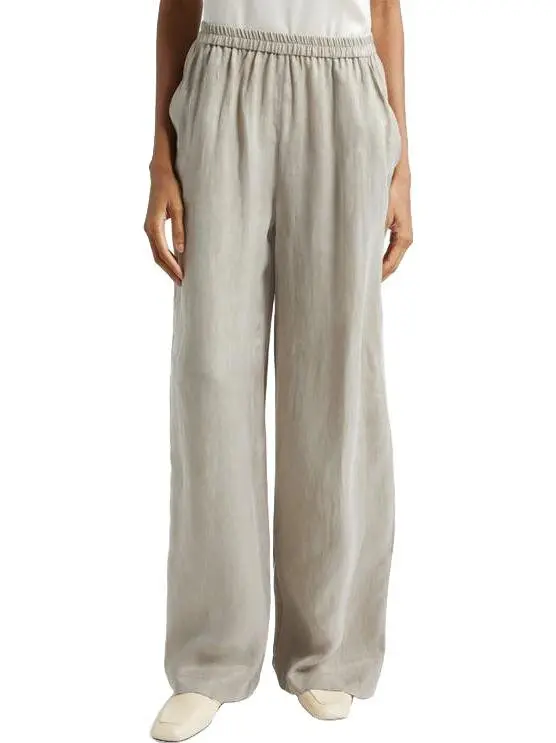 Giorgio Armani Pull-on Lyocell Pants - Grey