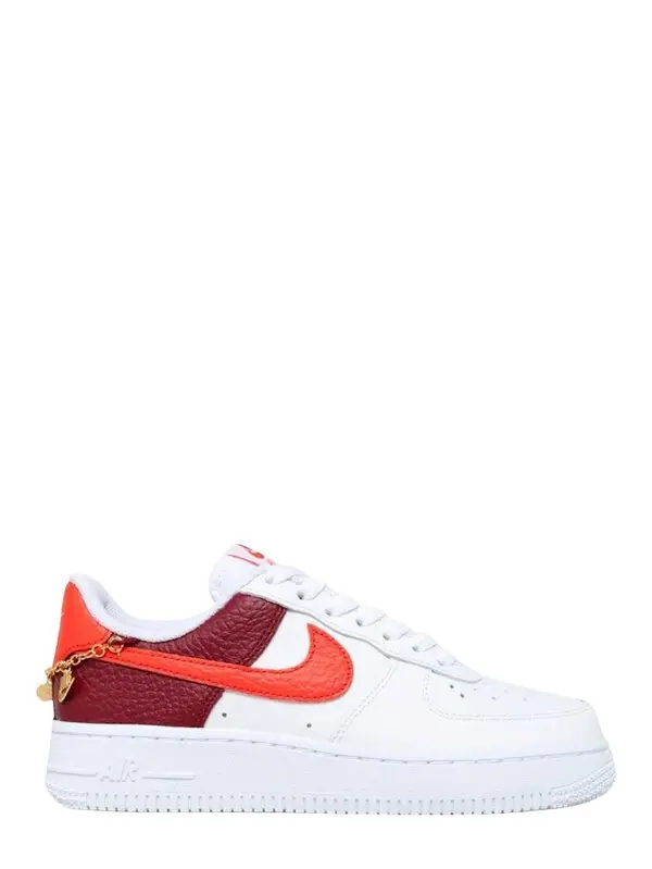 Nike Air Force 1 Low '07 Sneakers - White/light Crimson/metallic Gold