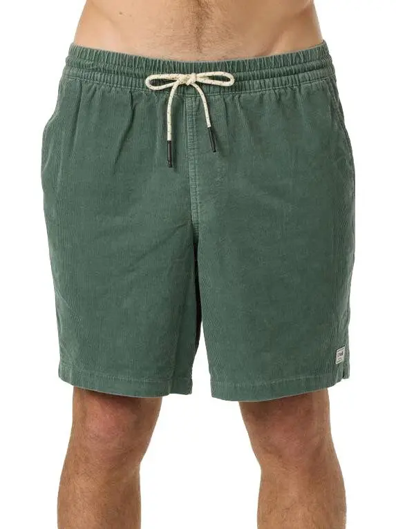 O'Neill Corduroy Drawstring Shorts - Dark Forest