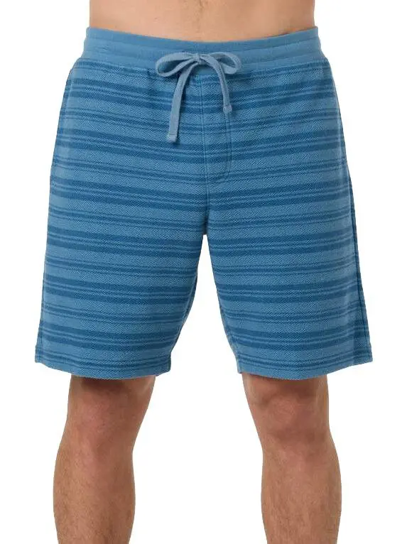 O'Neill Striped Knit Shorts - Captains Blue