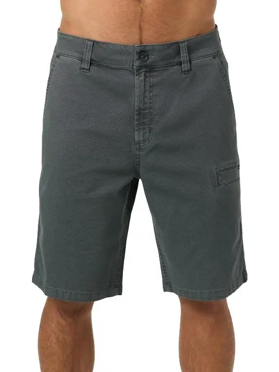 O'Neill Canvas Utility Stretch Shorts - Dark Shadow