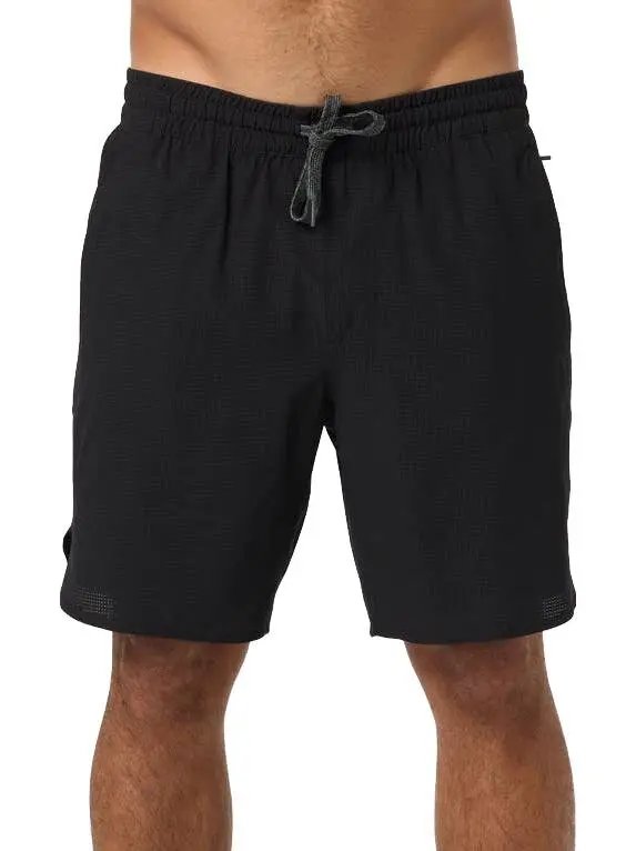 O'Neill Trvlr Tech Lined Performance Hybrid Shorts - Black