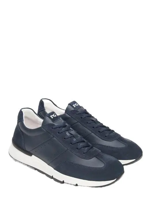 NEROGIARDINI Low Top Trainer Sneaker - Navy