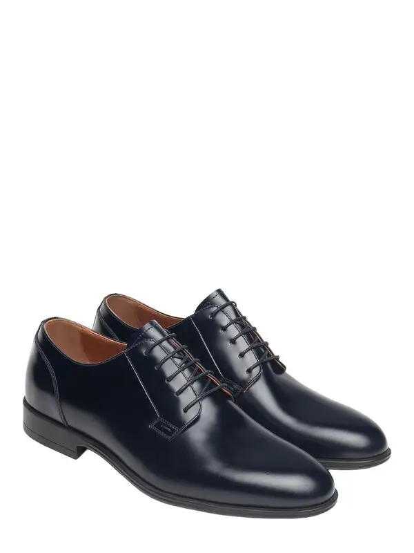 NEROGIARDINI Plain Toe Derby - Navy
