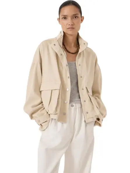 HUSH Melinda Utility Jacket - Sand
