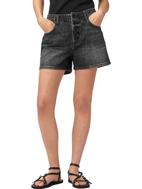 ALLSAINTS Tay Denim Shorts - Black