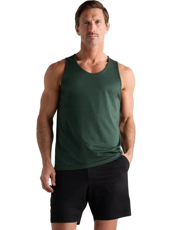 Quince Flowknit Breeze Tank Top - Olive