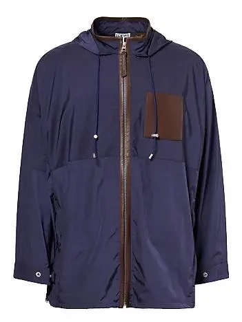 Loewe X Paula's Ibiza Hooded Jacket - Navy/brown