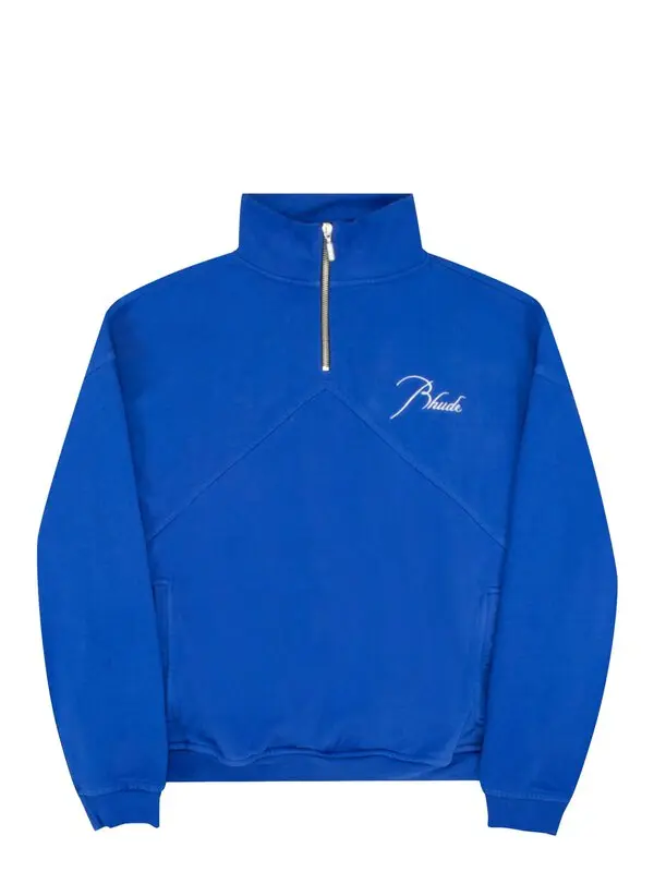 Rhude Quarter Zip - Blue