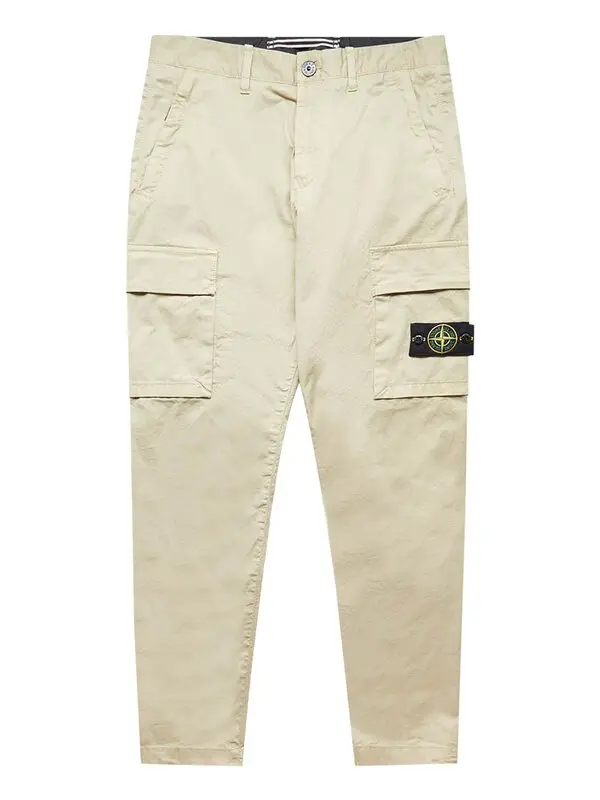Stone Island Cargo Pants - Cream