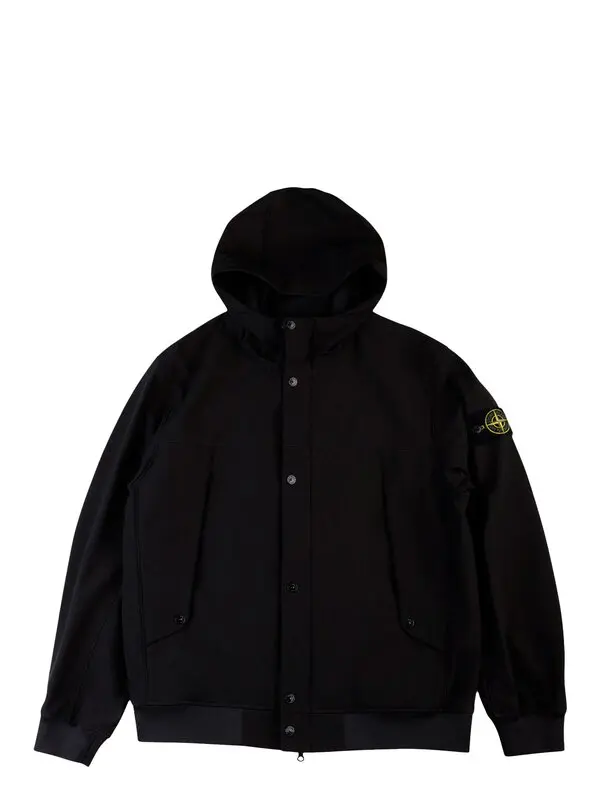 Stone Island Logo Jacket - Black